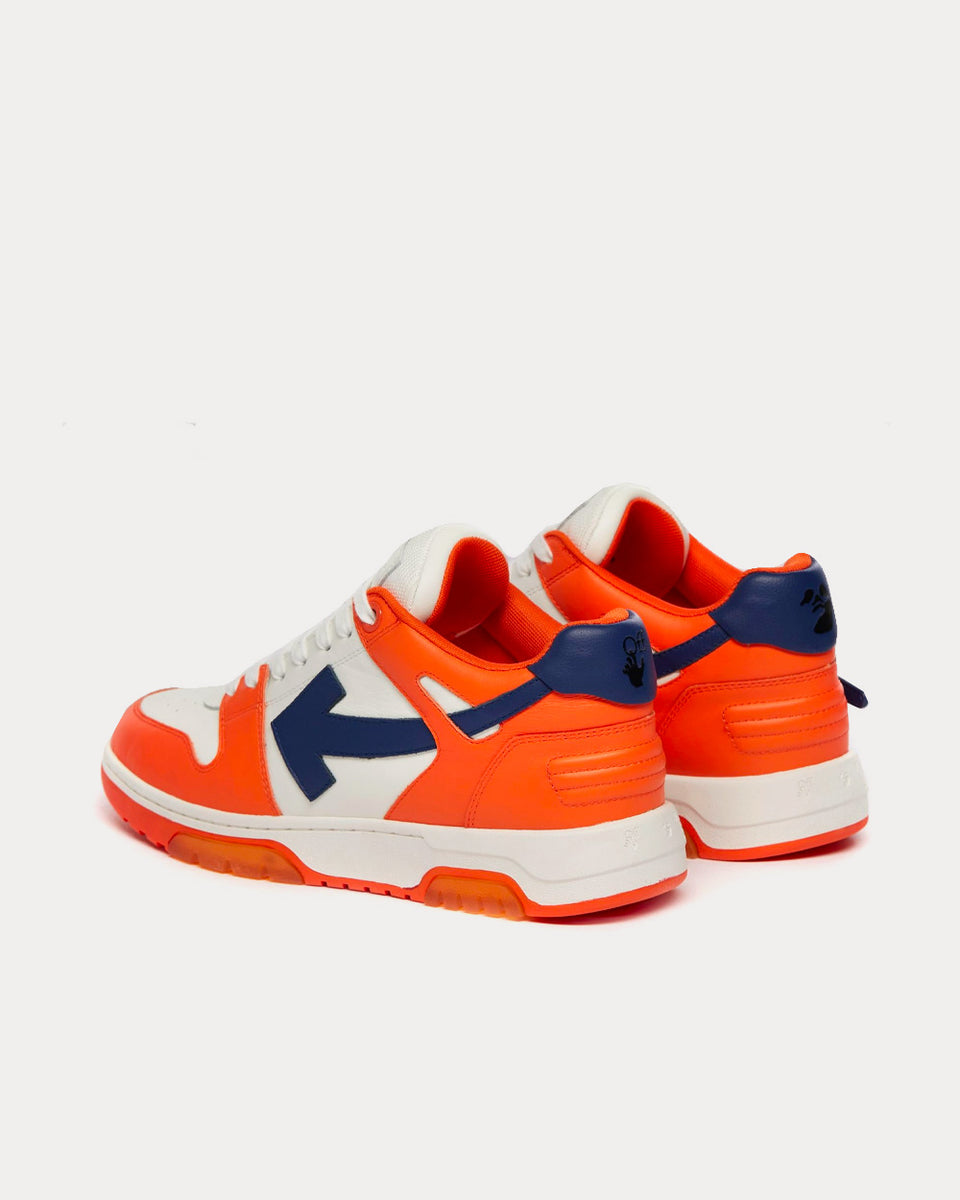 Off-White "OOO" Out of Office Orange / Blue Low Top Sneakers - Sneak in ...