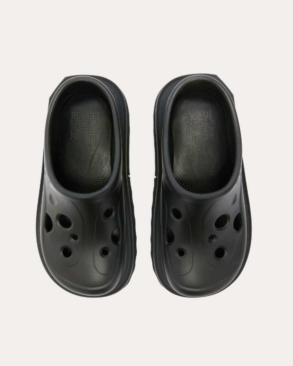 Off-White x Crocs Spongesole Meteor Slipper Black / Fuchsia Slip Ons ...