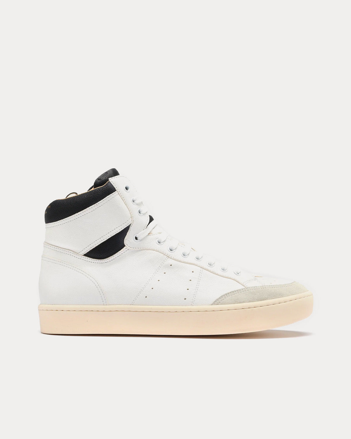 Officine Creative Men's Knight 005 White / Black High Top Sneakers ...