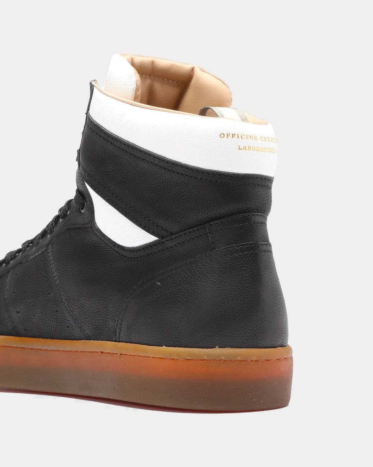 Buy Officine Creative Men's Knight 005 Black / White High Top Sneakers ...