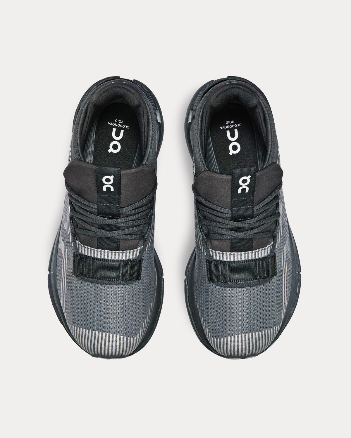 On Running Cloudnova Void Eclipse / Undyed White Running Shoes - Sneak in Peace