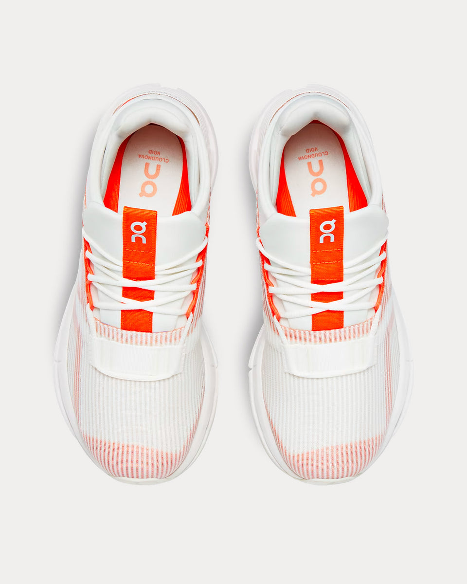 On Running Cloudnova Void Undyed White / Flame Running Shoes - Sneak in ...