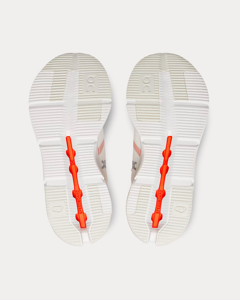 On Running Cloudnova Void Undyed White / Flame Running Shoes - Sneak in Peace