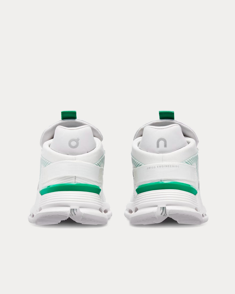 On Running Cloudnova Void Undyed White / Mint Running Shoes - Sneak in Peace
