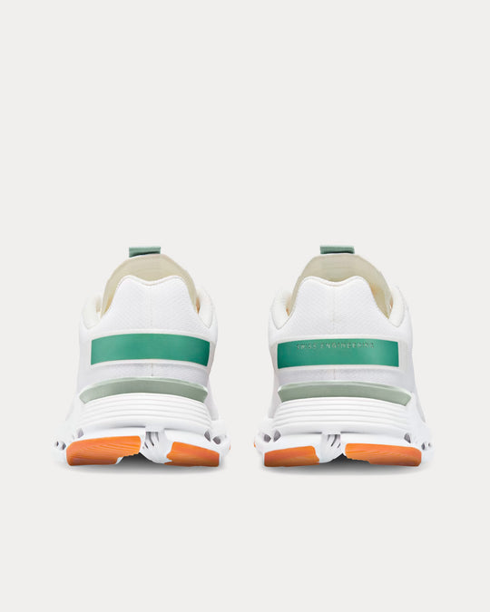 On Running Cloudnova Form White / Green Running Shoes - Sneak in Peace