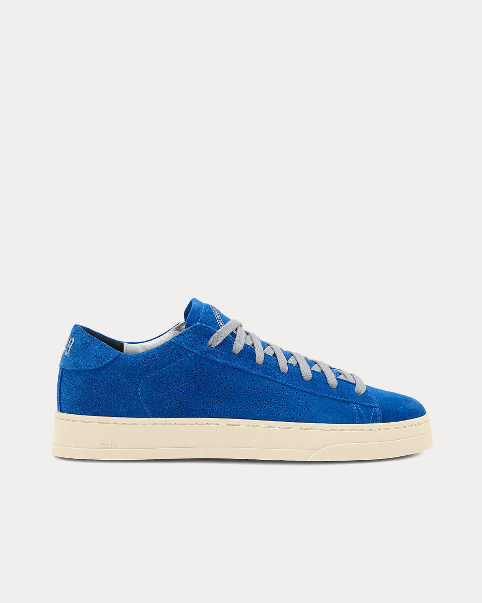 P448 Jack Suede Royal Blue Low Top Sneakers - Sneak in Peace
