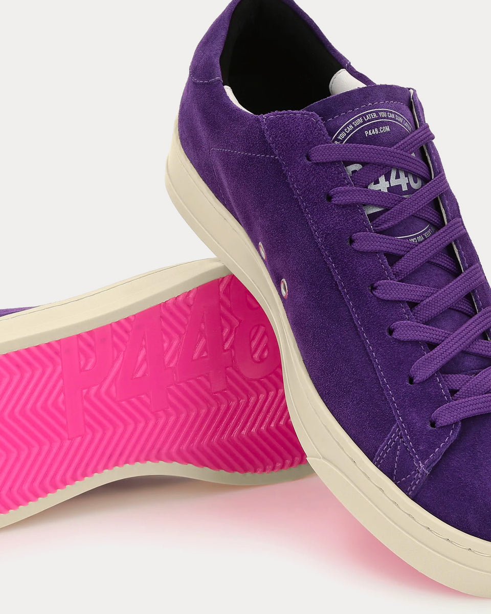 P448 Jack Suede Purple Low Top Sneakers - Sneak in Peace