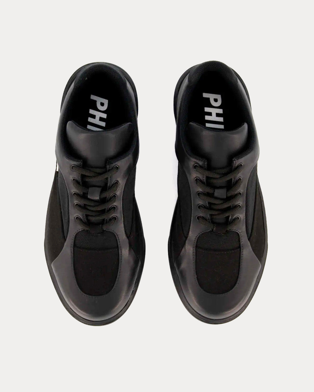 Phileo Men's 021 University Black Low Top Sneakers & Trainers
