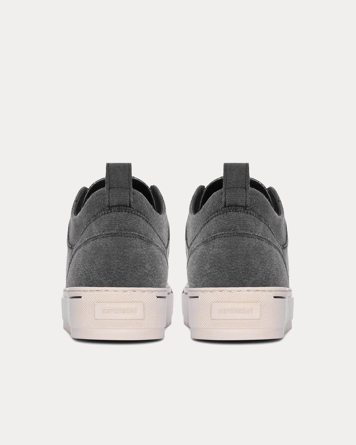 Represent Alpha Washed Black Low Top Sneakers - Sneak in Peace