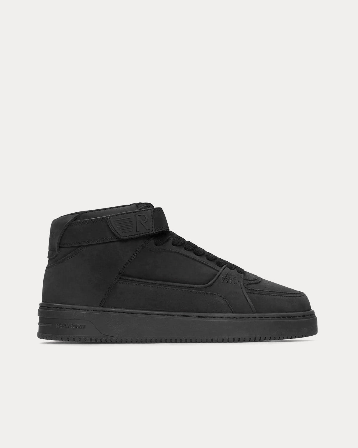 Represent Men's Apex Mid Black High Top Sneakers & Trainers