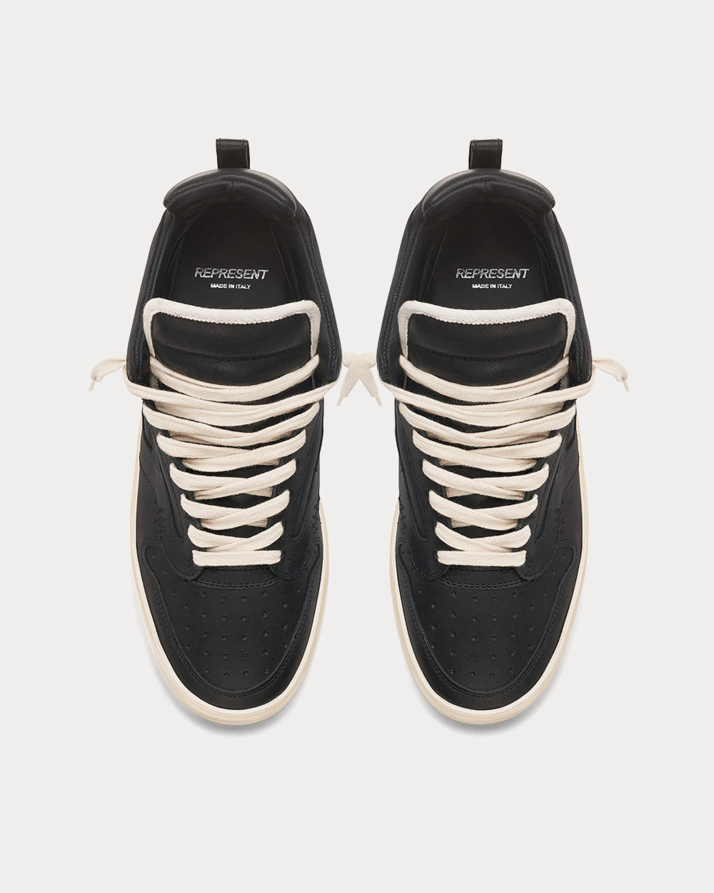 Represent Men's Reptor Black High Top Sneakers & Trainers
