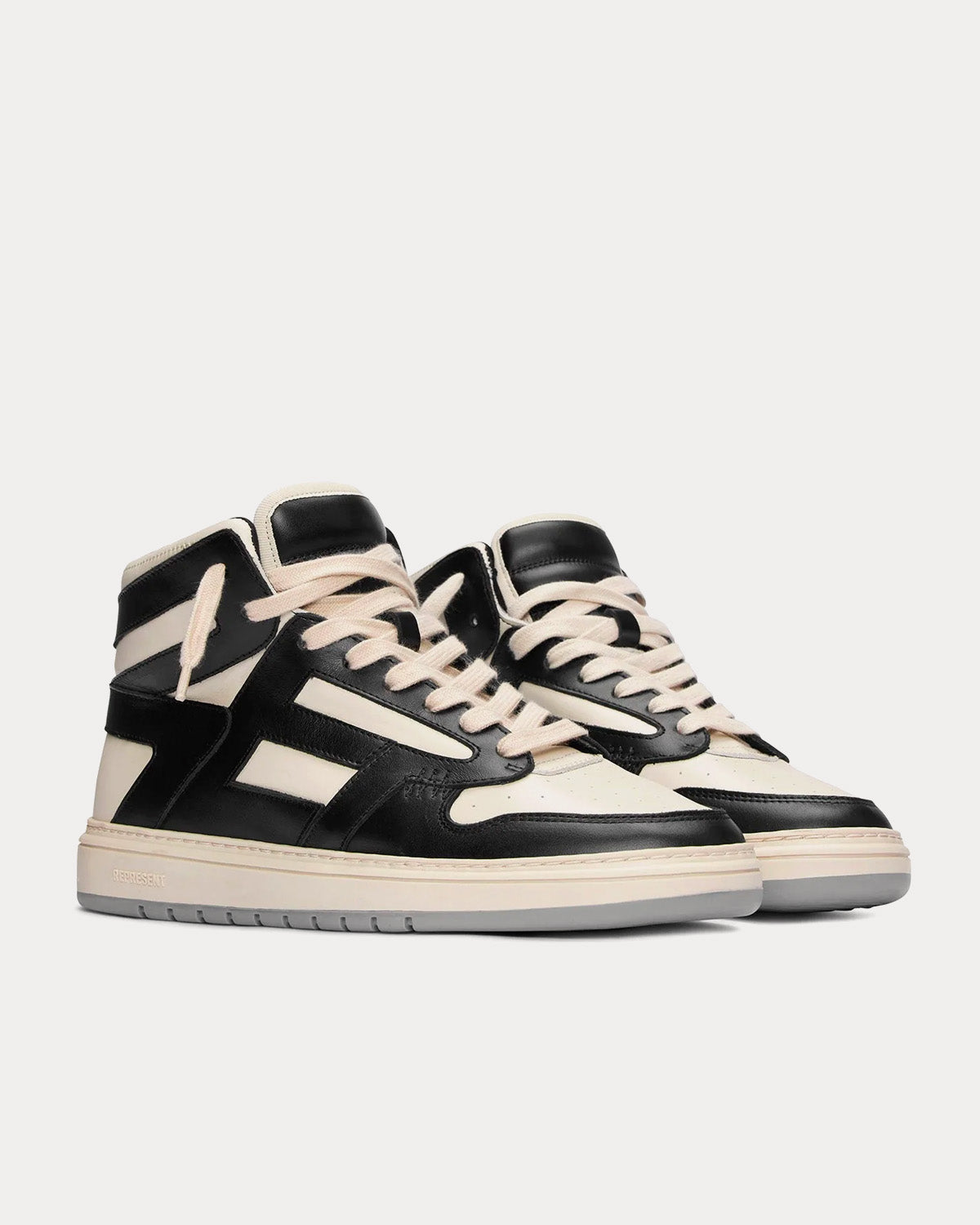 Represent Men's Reptor High Black / Vintage White High Top Sneakers ...