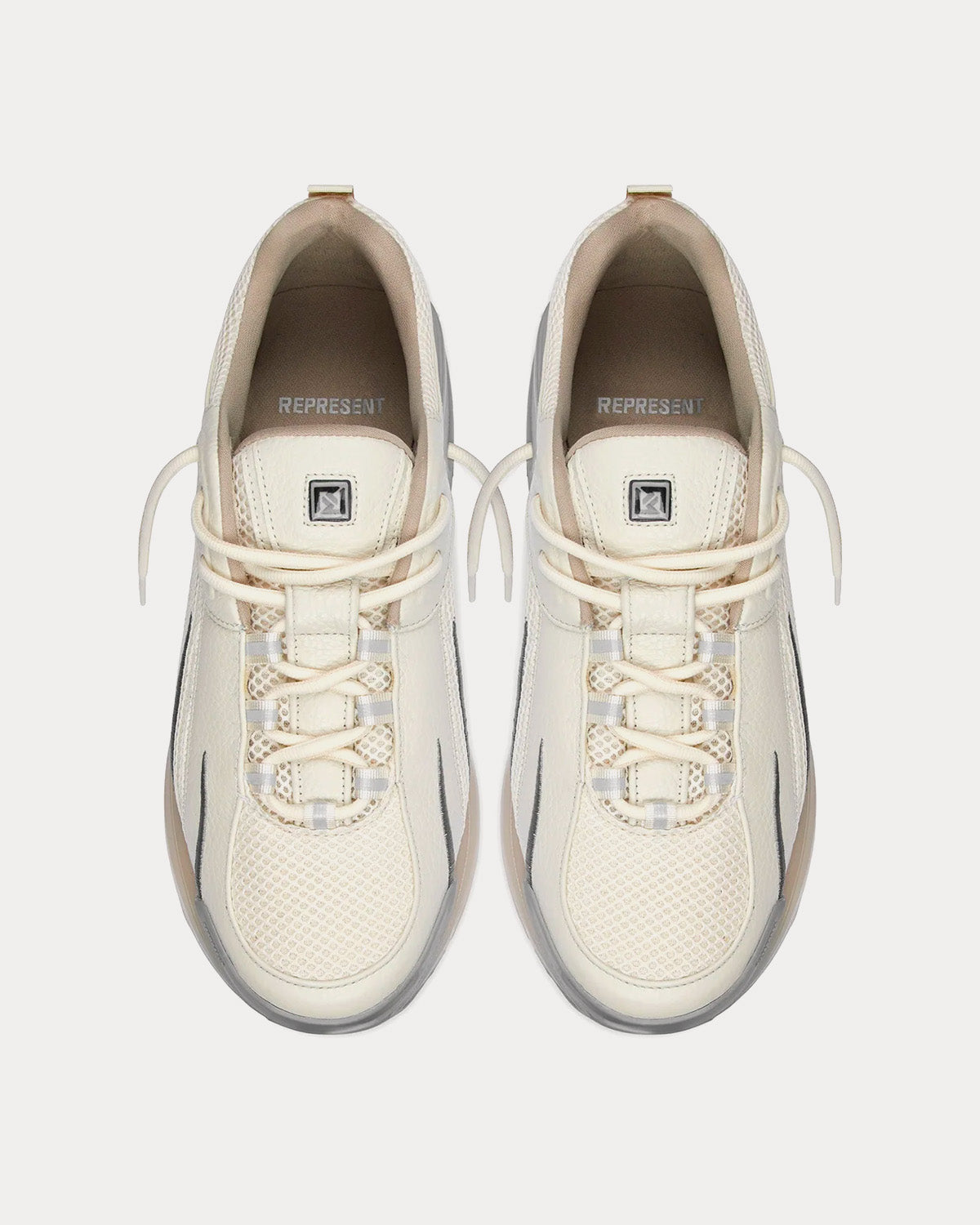 Represent Men's Viper Cream Low Top Sneakers & Trainers