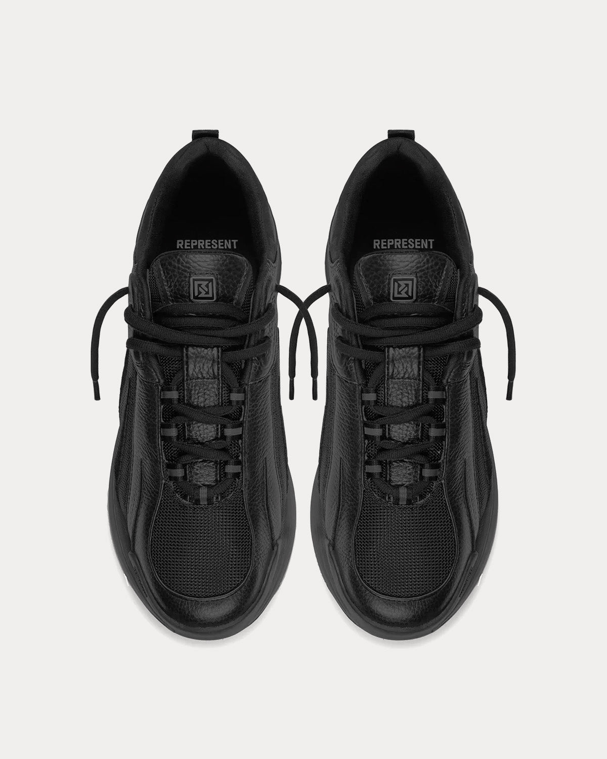 Represent Viper Triple Black Low Top Sneakers - Sneak in Peace