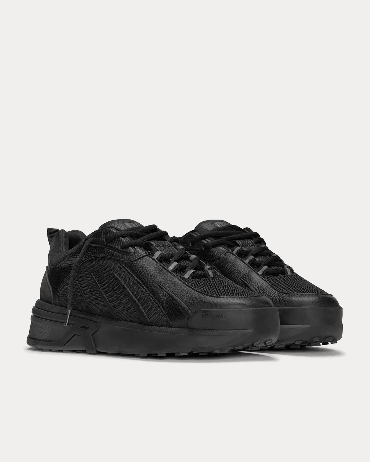 Represent Viper Triple Black Low Top Sneakers - Sneak in Peace