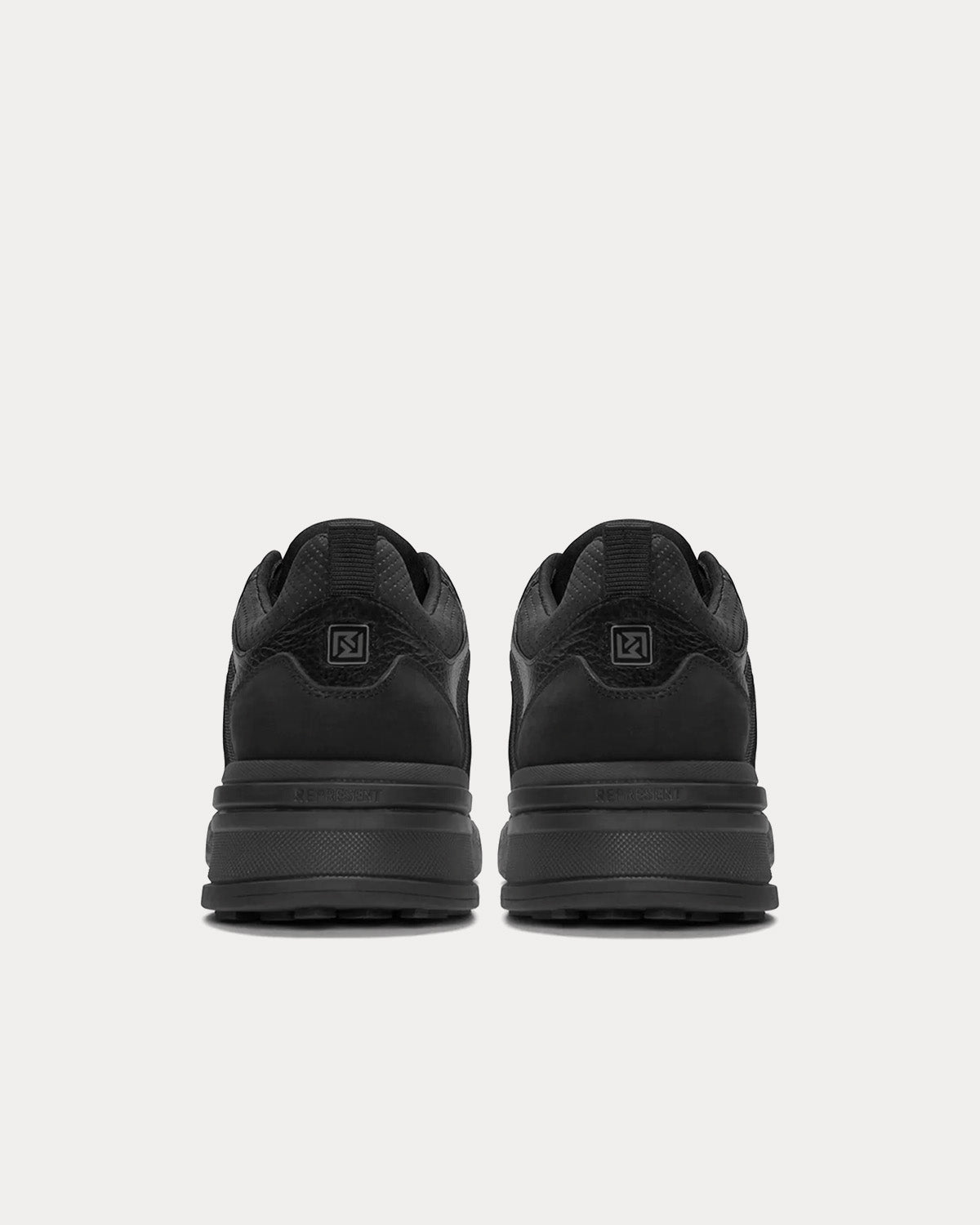 Represent Viper Triple Black Low Top Sneakers - Sneak in Peace