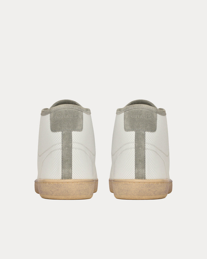 Saint Laurent Men's SL/39 Court Classic Leather & Suede Blanc Optique ...