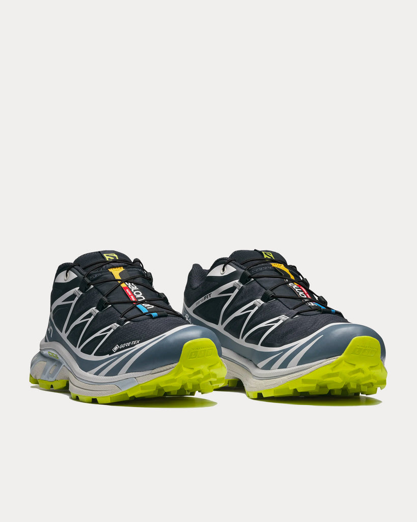 Salomon XT-6 Gore-Tex Night Sky / China Blue / Acid Lime Low Top ...