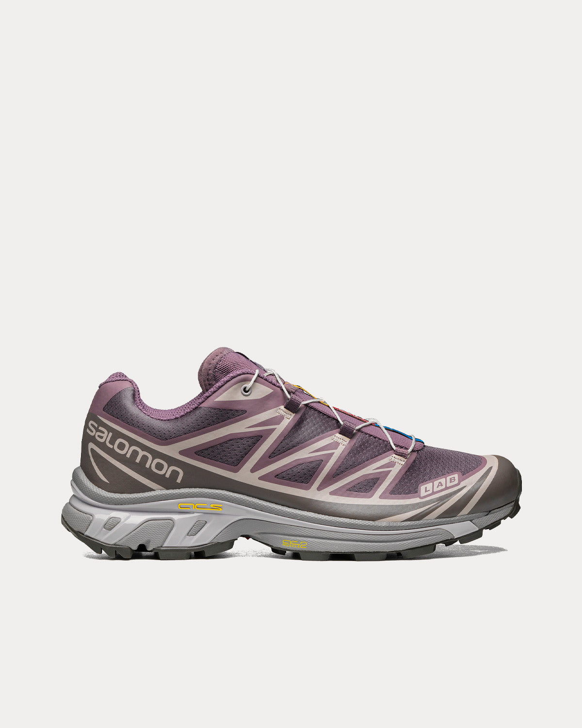 Salomon XT-6 Moonscape / Plum Kitten / Gull Low Top Sneakers - Sneak in Peace