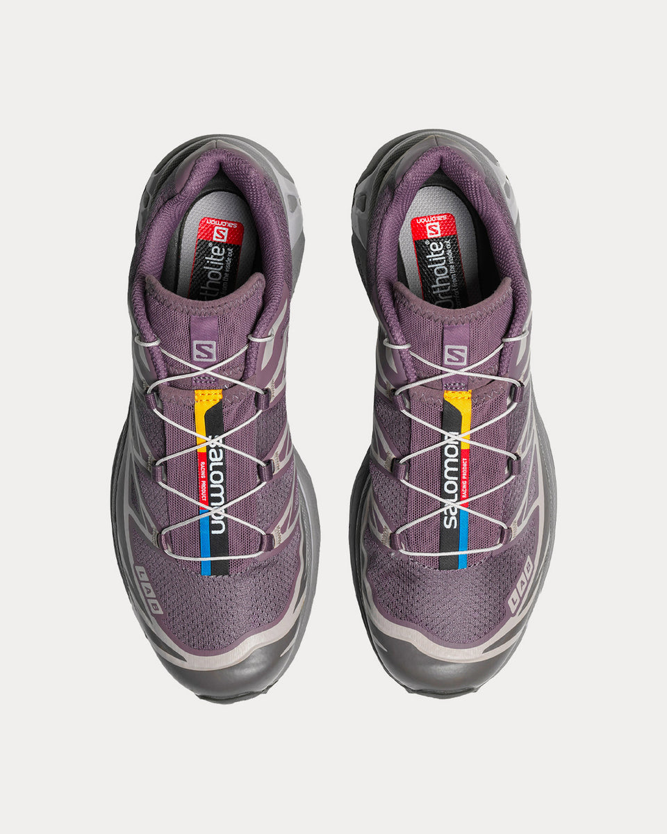 Salomon XT-6 Moonscape / Plum Kitten / Gull Low Top Sneakers - Sneak in Peace