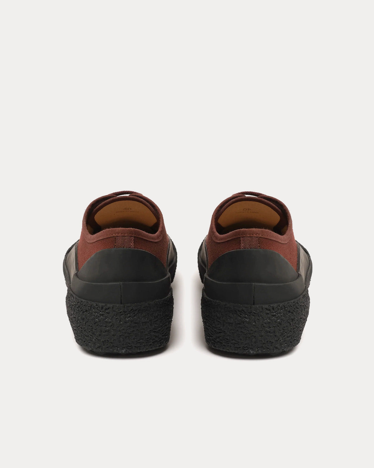 Studio Nicholson Sharp Canvas Chestnut Low Top Sneakers - Sneak in Peace