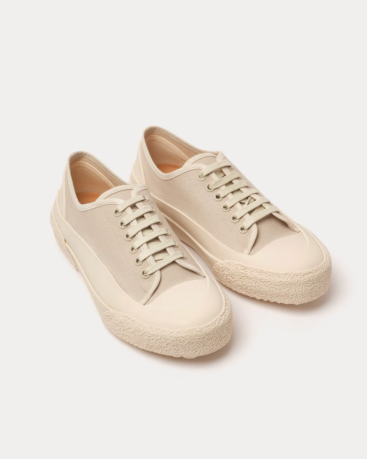 Studio Nicholson Sharp Canvas Dove Low Top Sneakers - Sneak in Peace