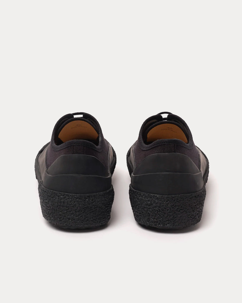 Studio Nicholson Sharp Canvas Darkest Navy Low Top Sneakers - Sneak in ...