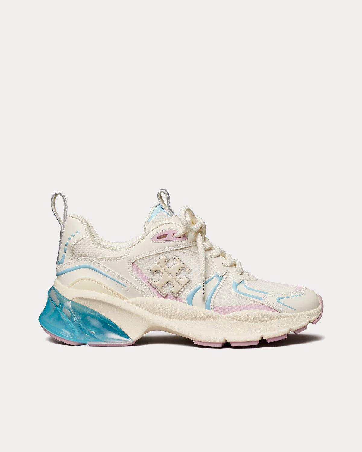 Tory Burch Good Luck Tech New Ivory / Rain Blue / Winsome Orchid Low ...