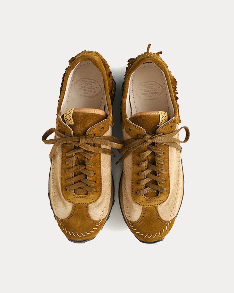 Visvim Walpi Runner Beige Low Top Sneakers - Sneak in Peace