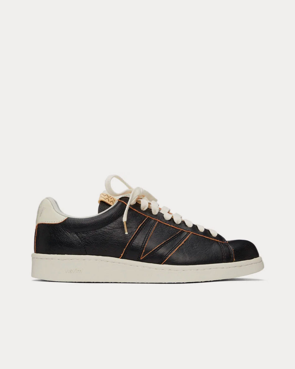Visvim Men's Corda-Folk Black Low Top Sneakers & Trainers