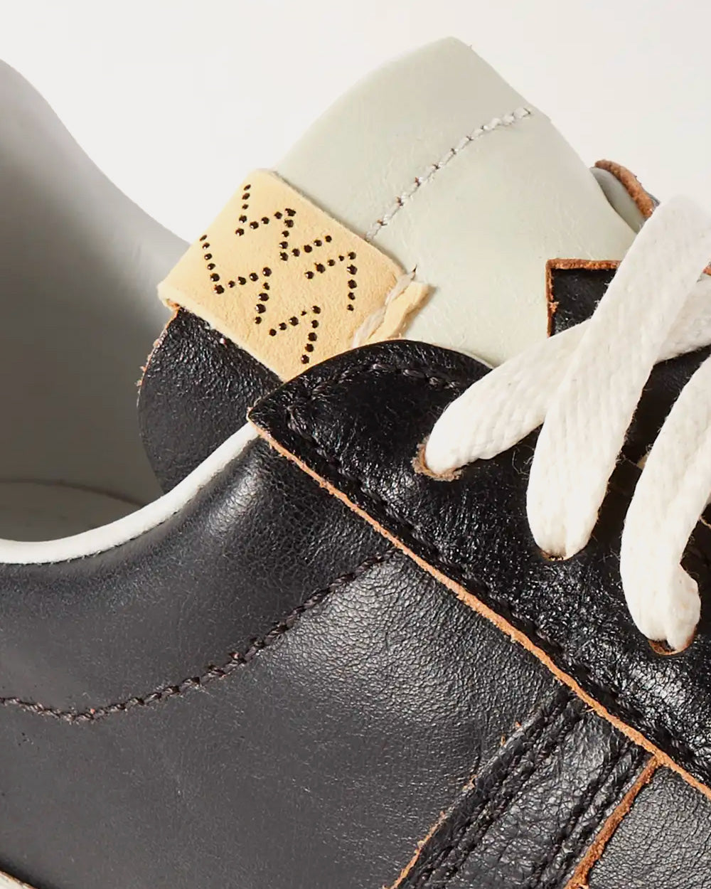 Visvim Men's Corda-Folk Black Low Top Sneakers & Trainers